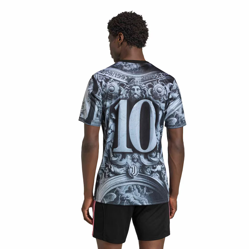 Juventus 2025/26 Pre-Match Training Jersey - Renaissance Fresco Art ...