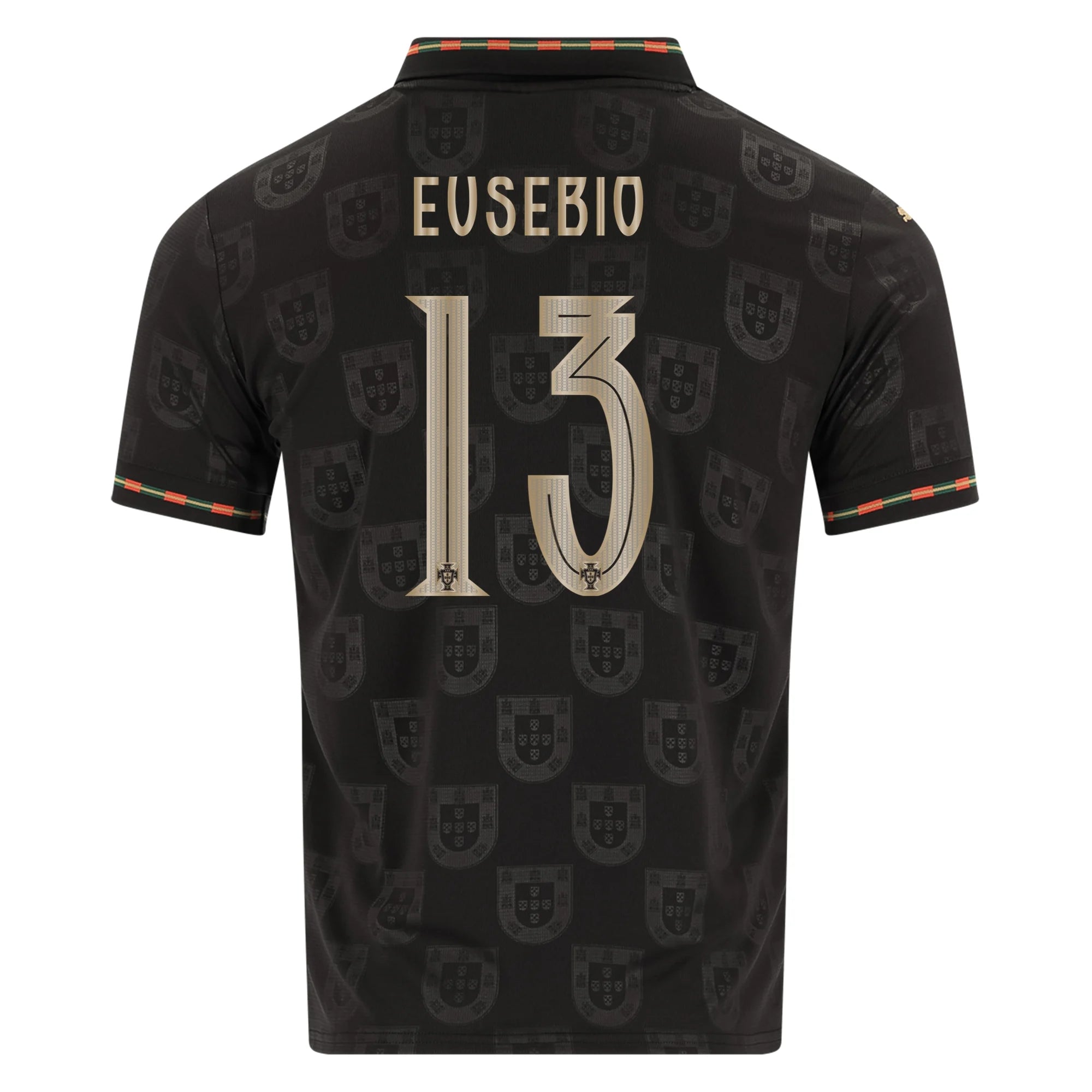 Eusébio #13 Portugal 2025 Pantera Negra Special Edition Jersey by PUMA ...