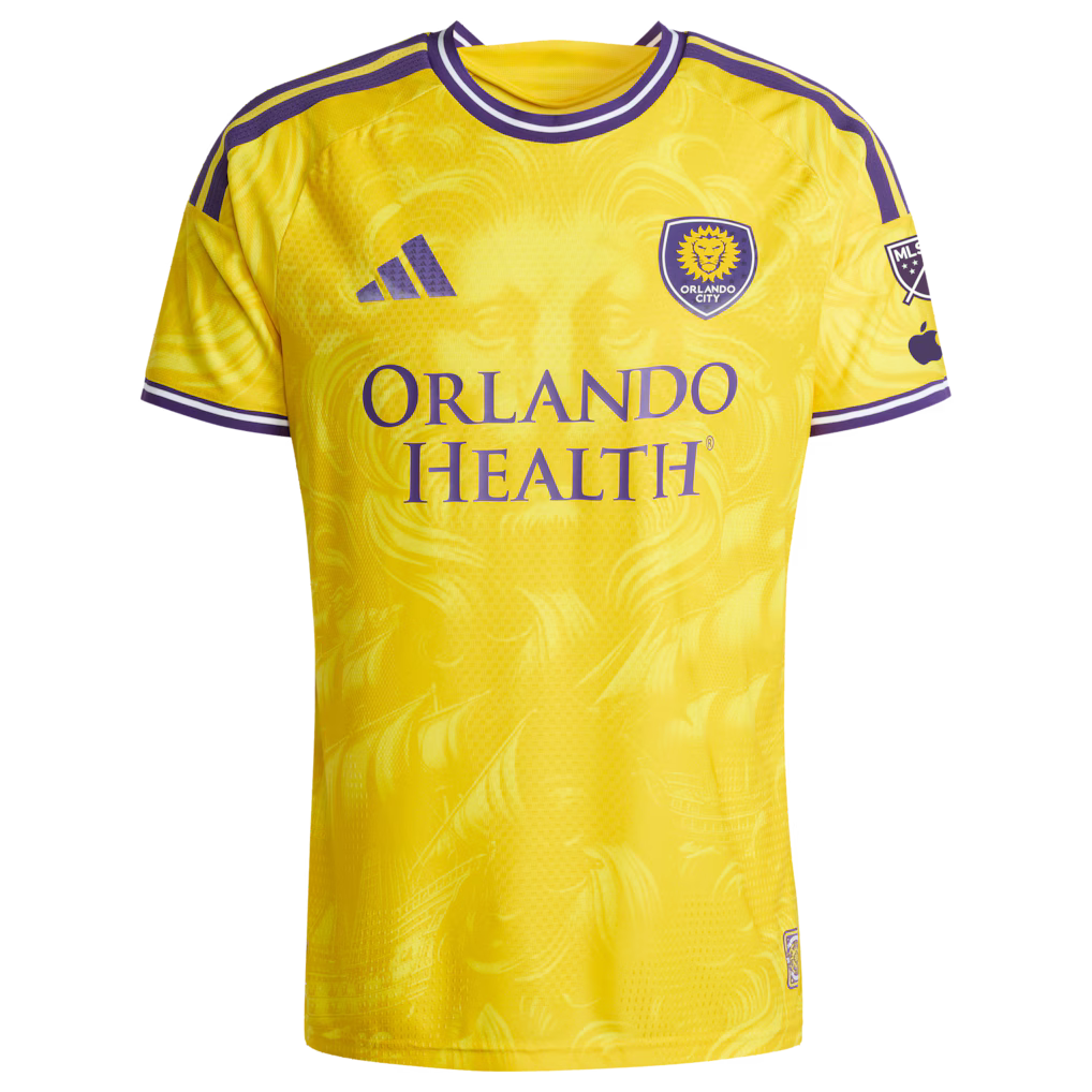 Men's Orlando City SC Robin Jansson Yellow 2026 Sunken Treasure Kit On ...